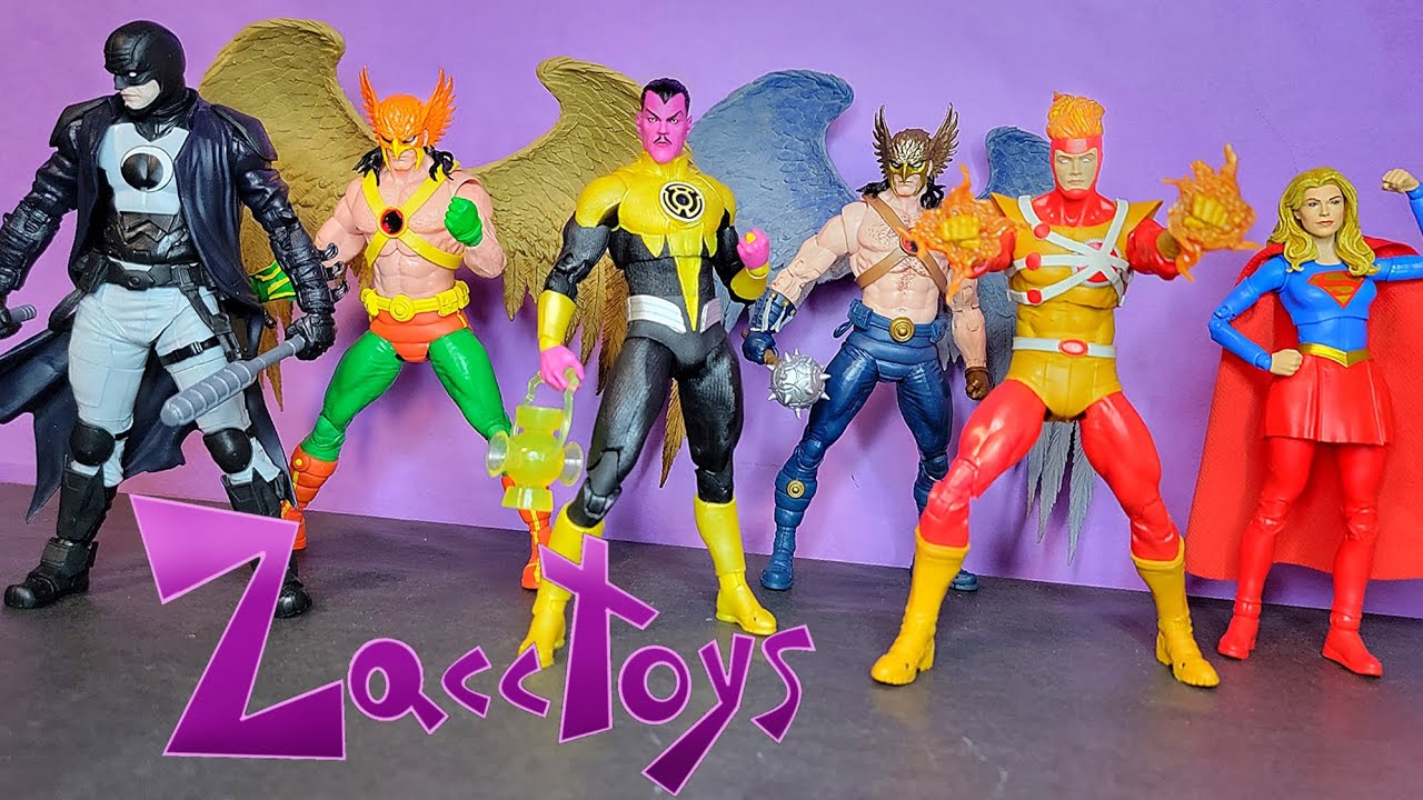 McFarlane Toys Dc Multiverse: Sinestro Supergirl Midnighter Firestorm ...