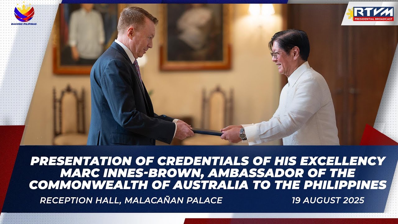 Presentation of Credentials of H.E. Marc Innes-Brown, Ambassador of the ...