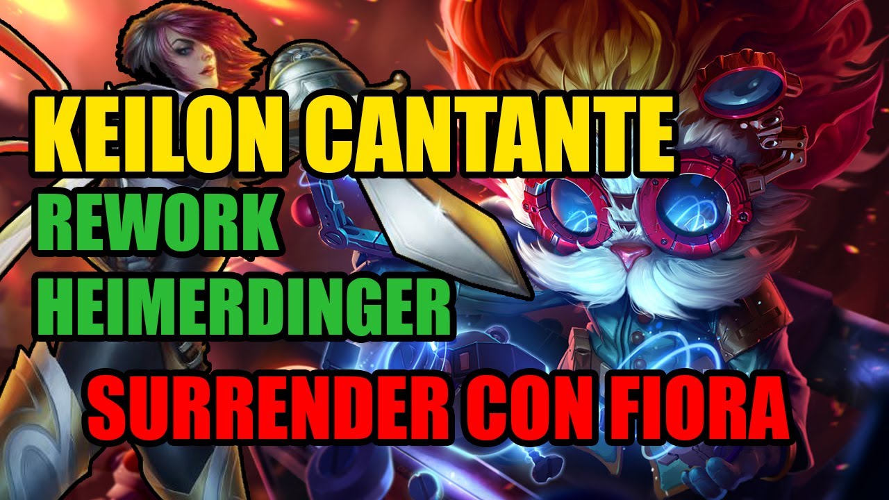 REWORK HEIMERDINGER, KEILON CANTANTE... - SURRENDER CON FIORA - YouTube