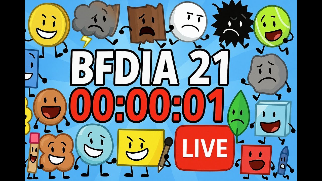 🔴BFDIA 21 RELEASE COUNTDOWN LIVE (RELEASING SOON!) - YouTube