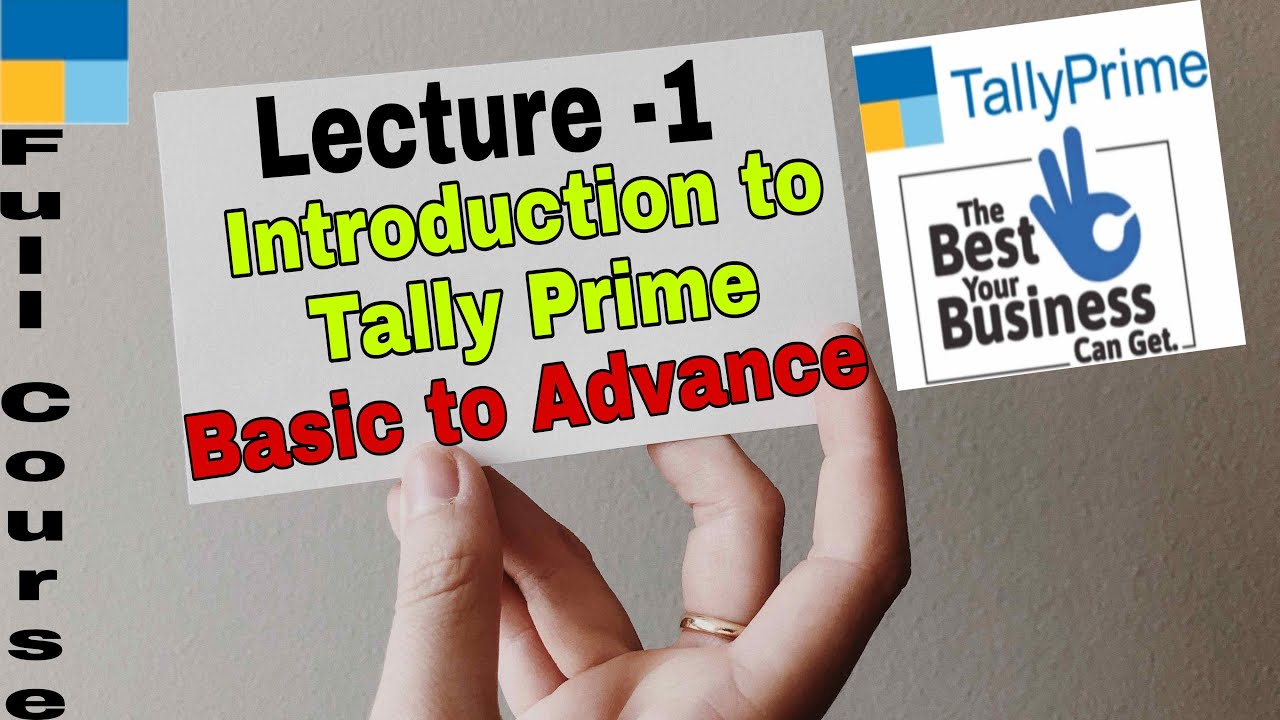 Tally Prime full course with PDF notes In Hindi | Tally Introduction ...