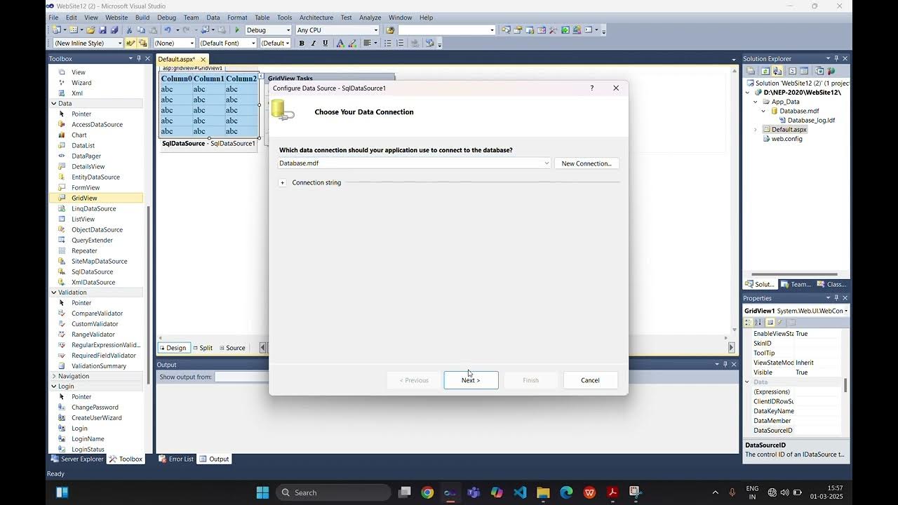 RepeaterCntrol Gridview in ASP.NET | By Sejal Shah - YouTube