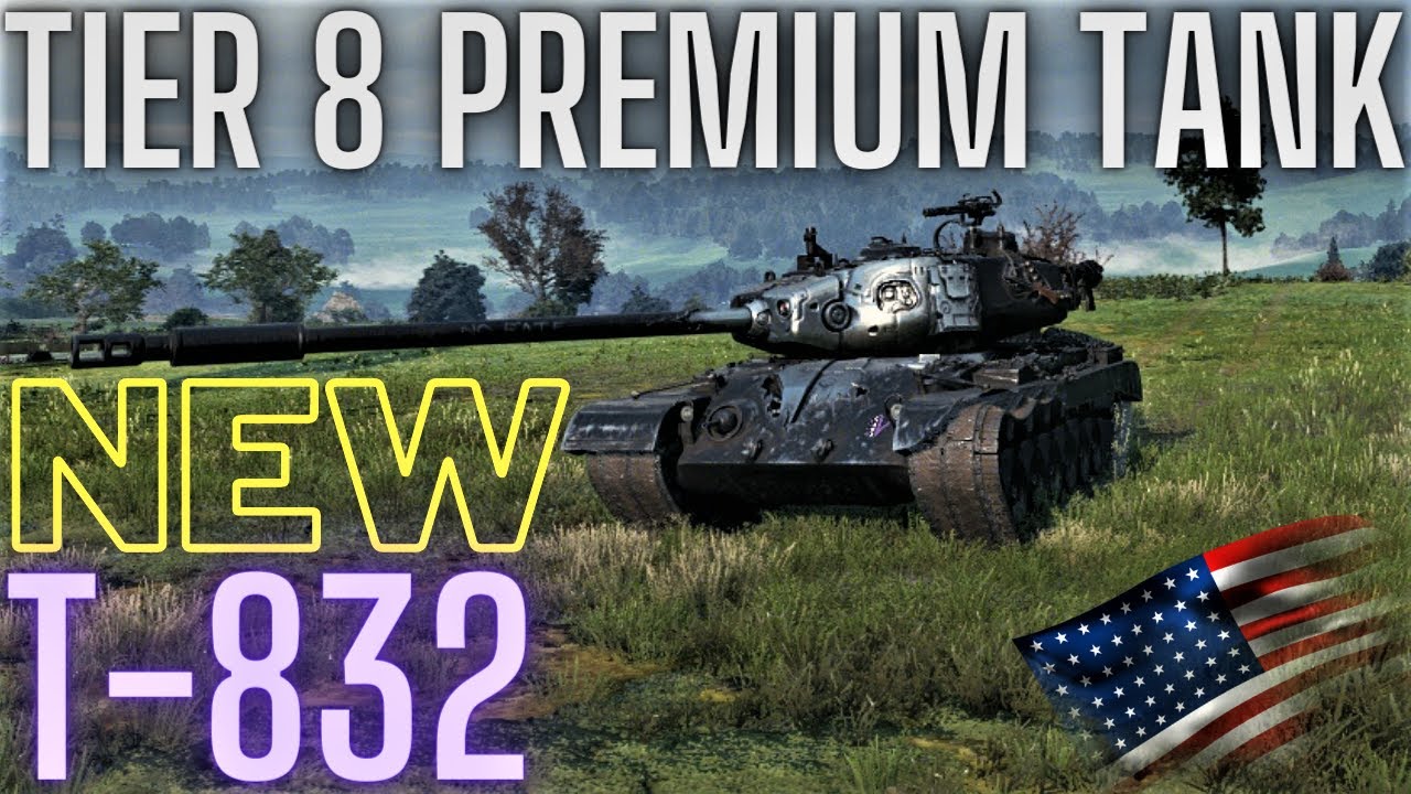 T-832 American Heavy Tank Showcase - World Of Tanks! - YouTube