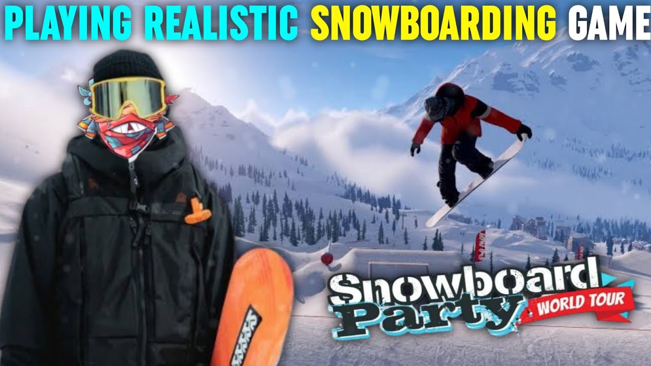 PLAYING BEST SNOWBOARDING GAME IN MOBILE||SNOWBOARD PARTY ||SA6T9 - YouTube