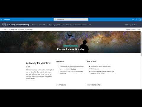 New Employee Onboarding Hub Pre OnBoarding Site from Microsoft ...