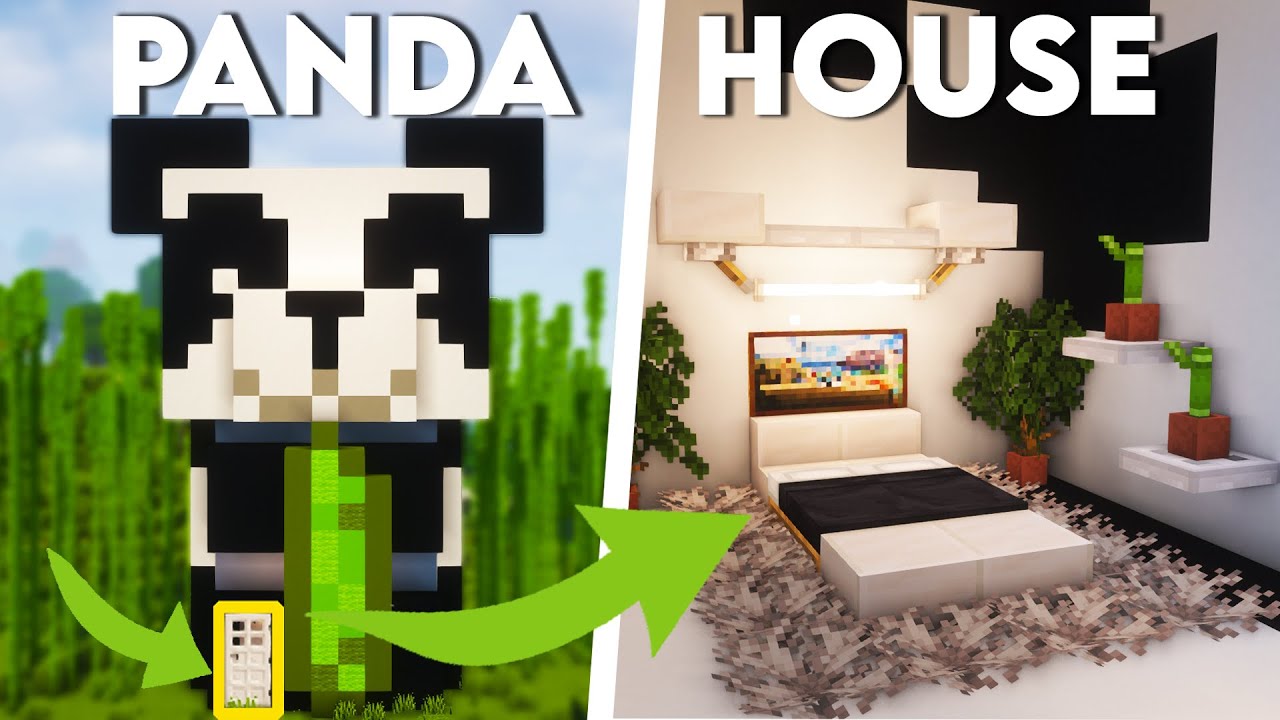 Minecraft: How to Build a Cozy Panda House - YouTube