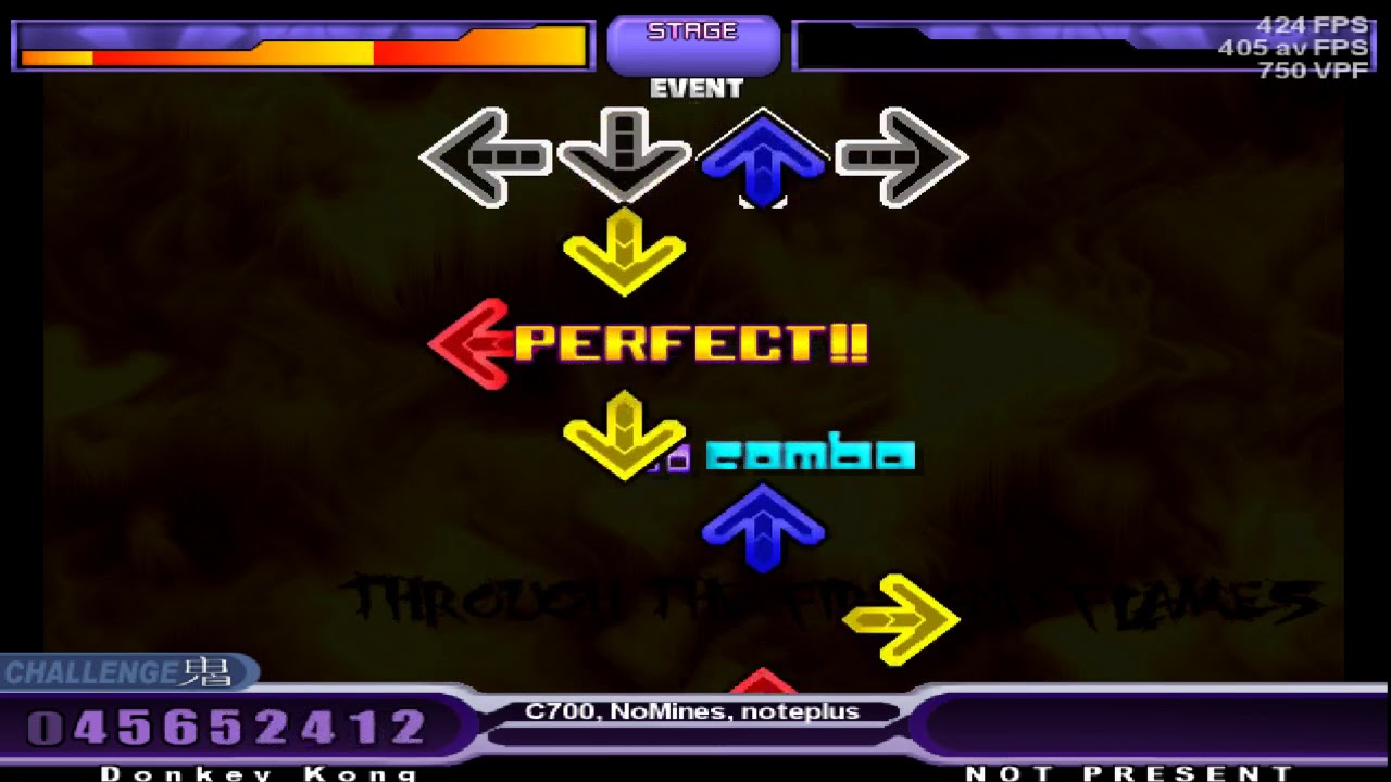 Stepmania | Through the fire and Flames: A - Judge 6 - YouTube