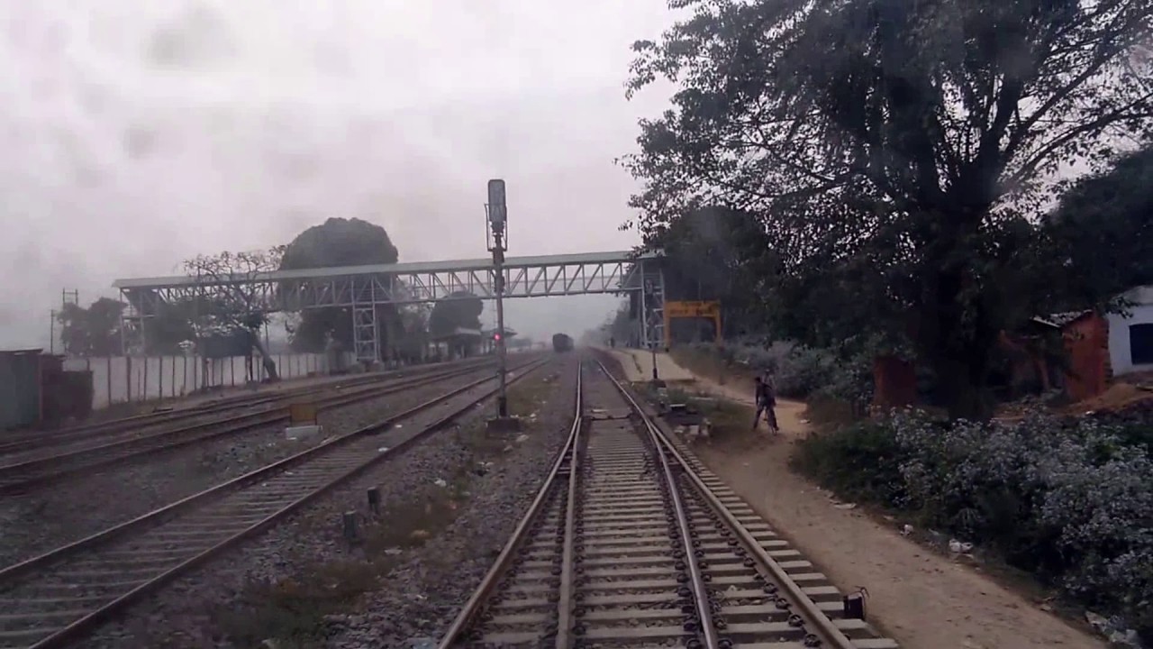 A ride of UT Machine through Digaru Railway Station - YouTube