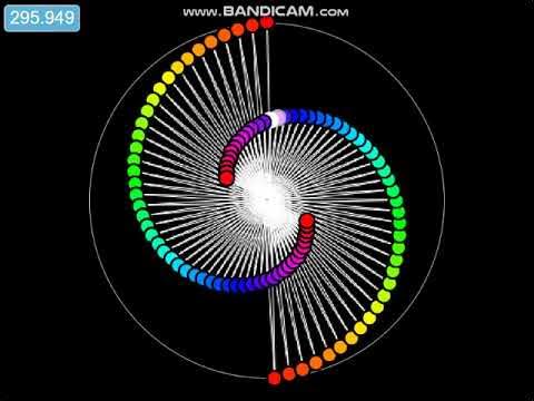 Pendulum Wave 100 Again - YouTube