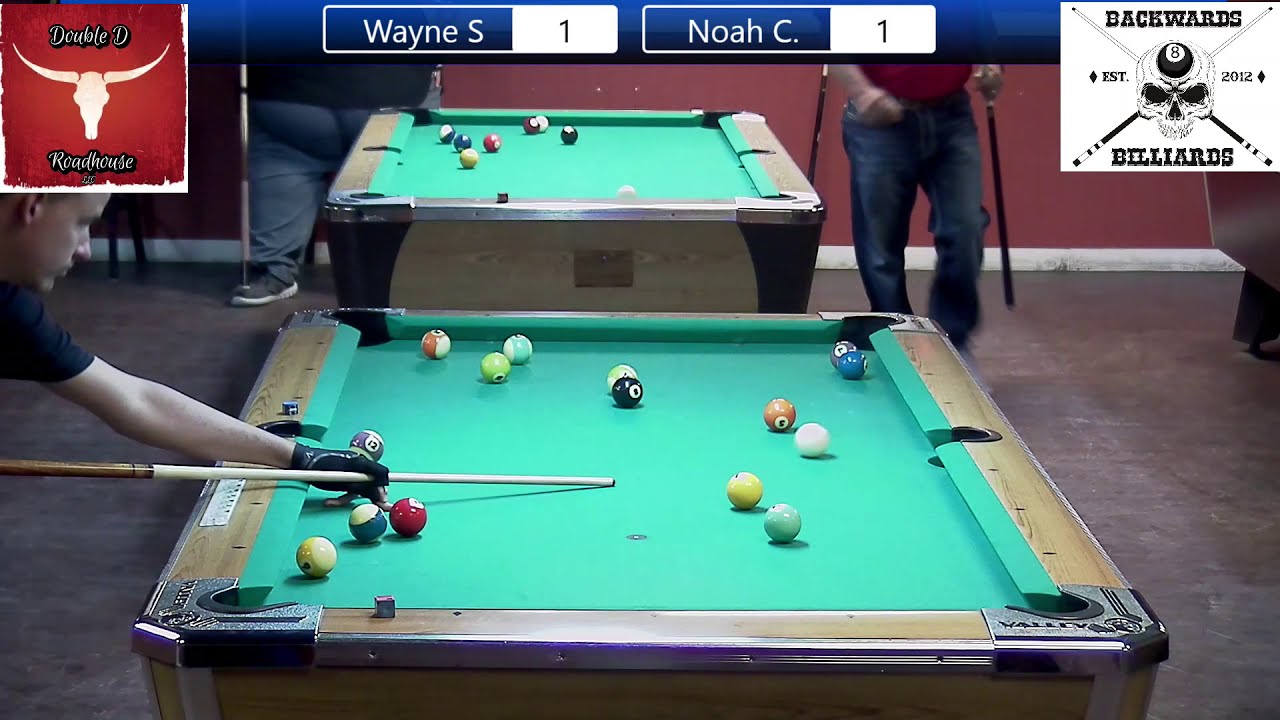 Wayne Senn vs Noah Contreras Double D Roadhouse BCA 8 ball tournament ...