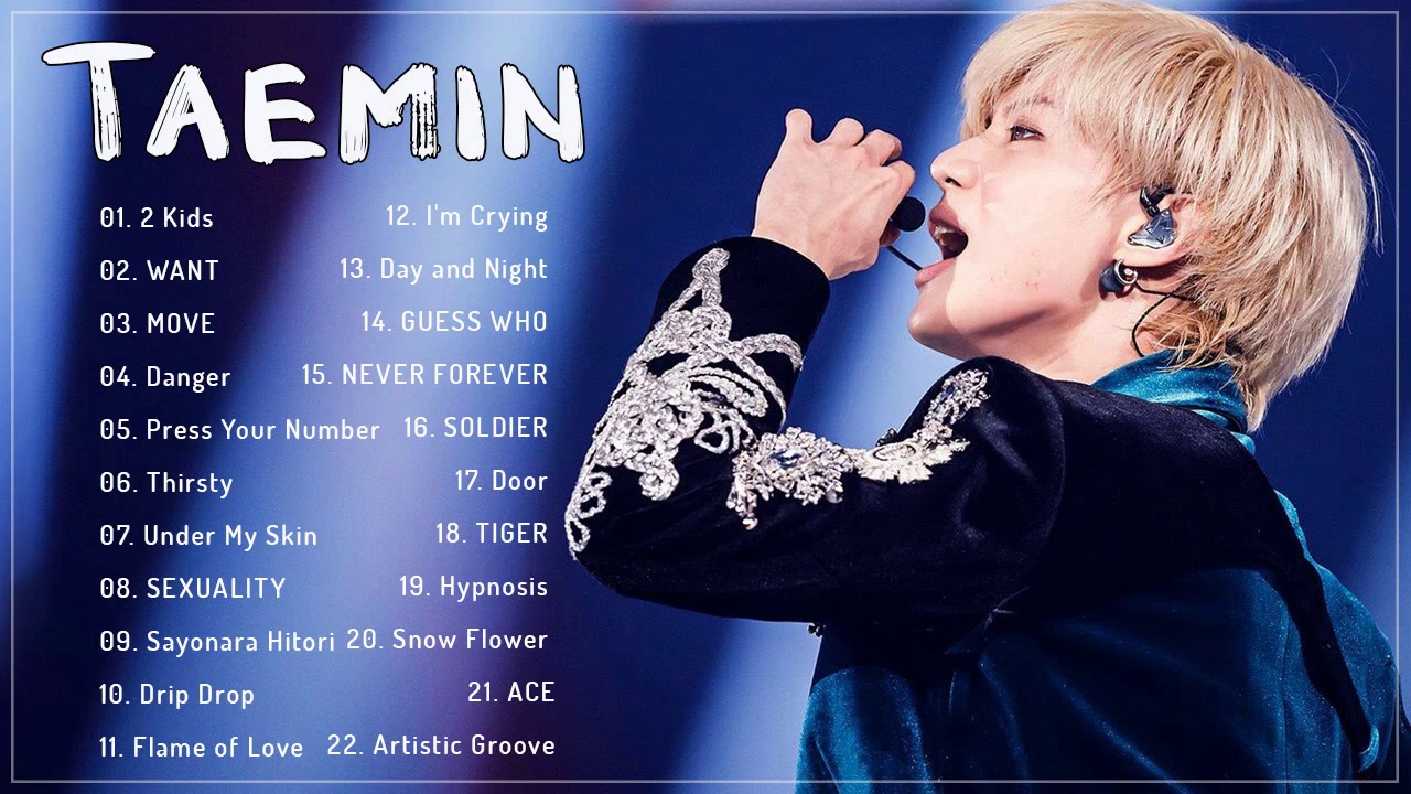 [Playlist] Best songs of Taemin (SHINee) - 이태민 최고의 노래 모음 - YouTube