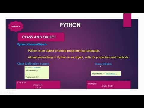 Python#12 | Class And Objects - YouTube