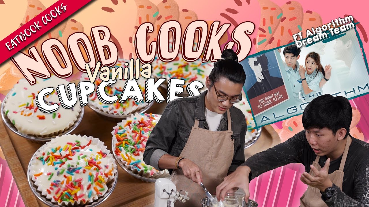 Noob Cook Tries Baking Vanilla Cupcakes | Noob Cooks | EP 6 - YouTube