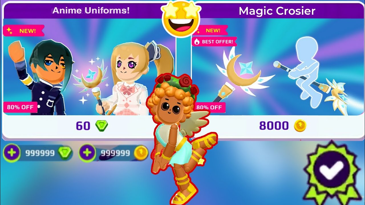 😱New Outfits And Magic Crosier in PKXD!😲||Anime Dynasty Packs! #pkxd # ...