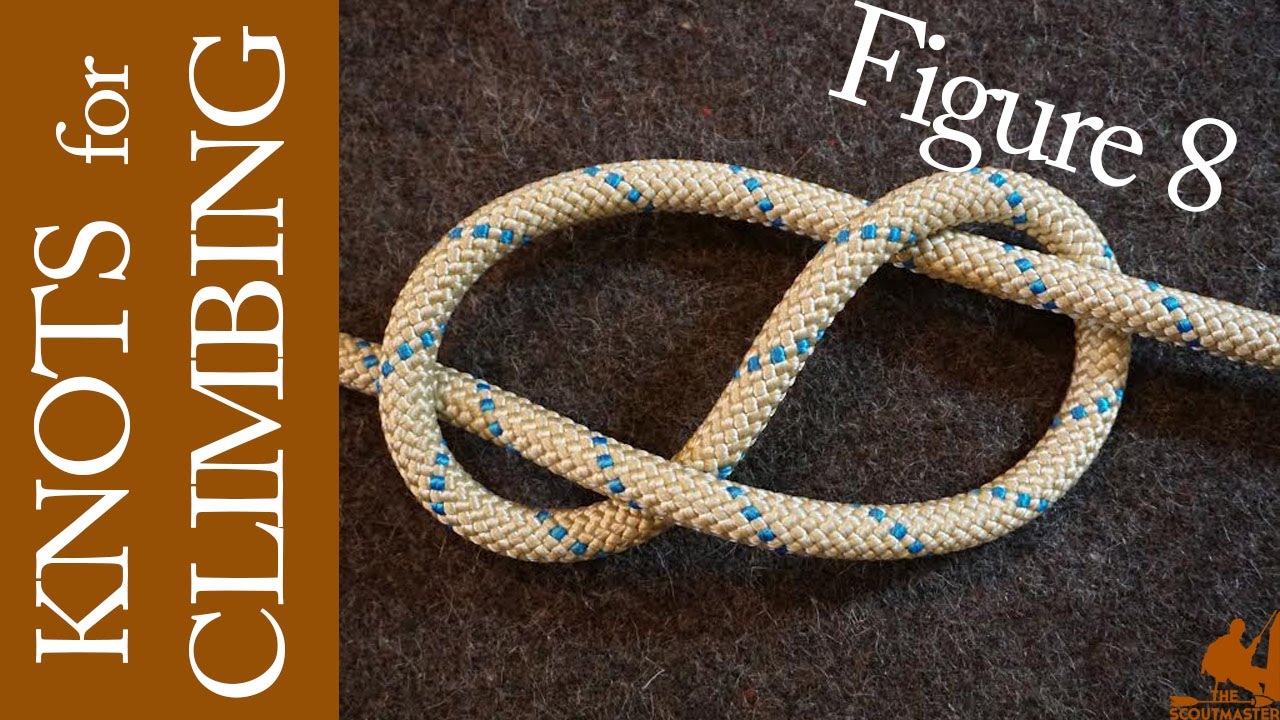 How to tie a figure 8 knot - YouTube