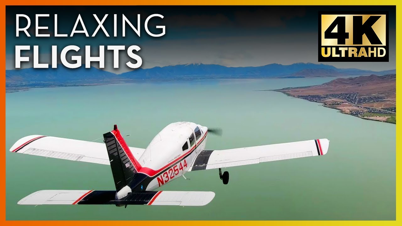 ️ Relaxing Meditation Flight to Stump Strip following Joshua Fluke in a ...