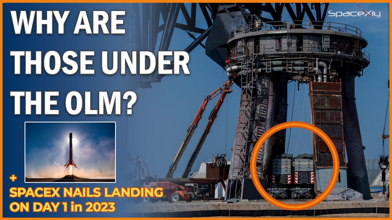 New Testing Rig for OLM at Starbase l SpaceX Kicks off 2023 in Style ...