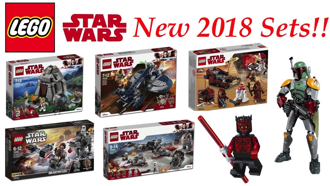 NEW LEGO Star Wars | 2018 SETS PICTURES!! AWESOME!! - YouTube