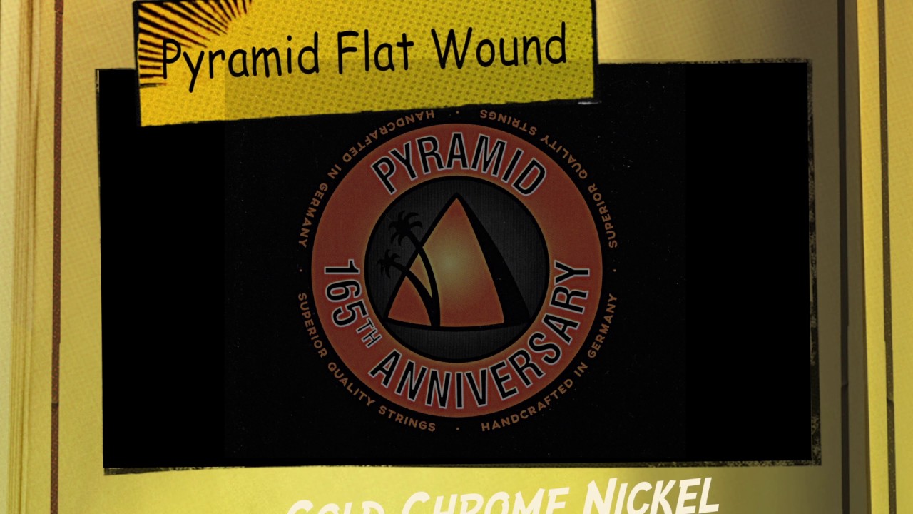 Pyramid Flat Wound Strings - YouTube