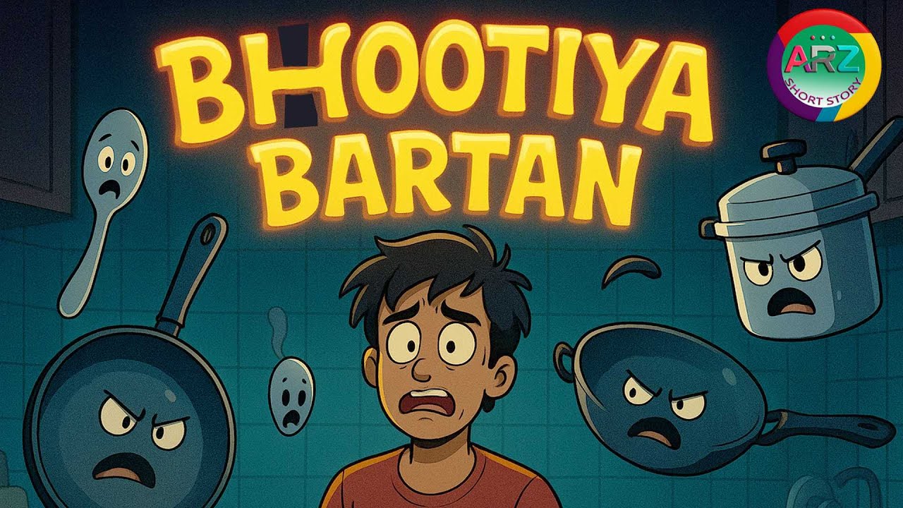 BHOOTIYA BARTAN |भूतिया बारतन#😲😨🥴 #animation #cartoon #story # ...