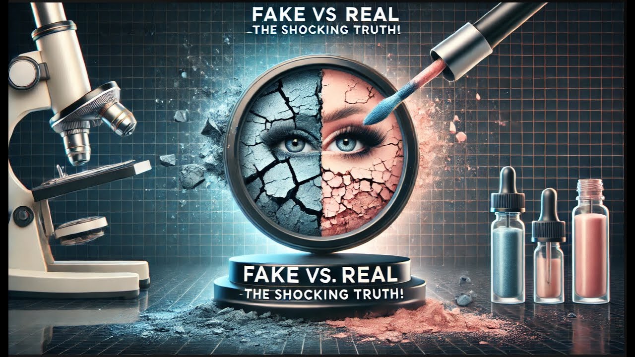 Fake vs. Real Makeup Under a Microscope – The Shocking Truth! - YouTube