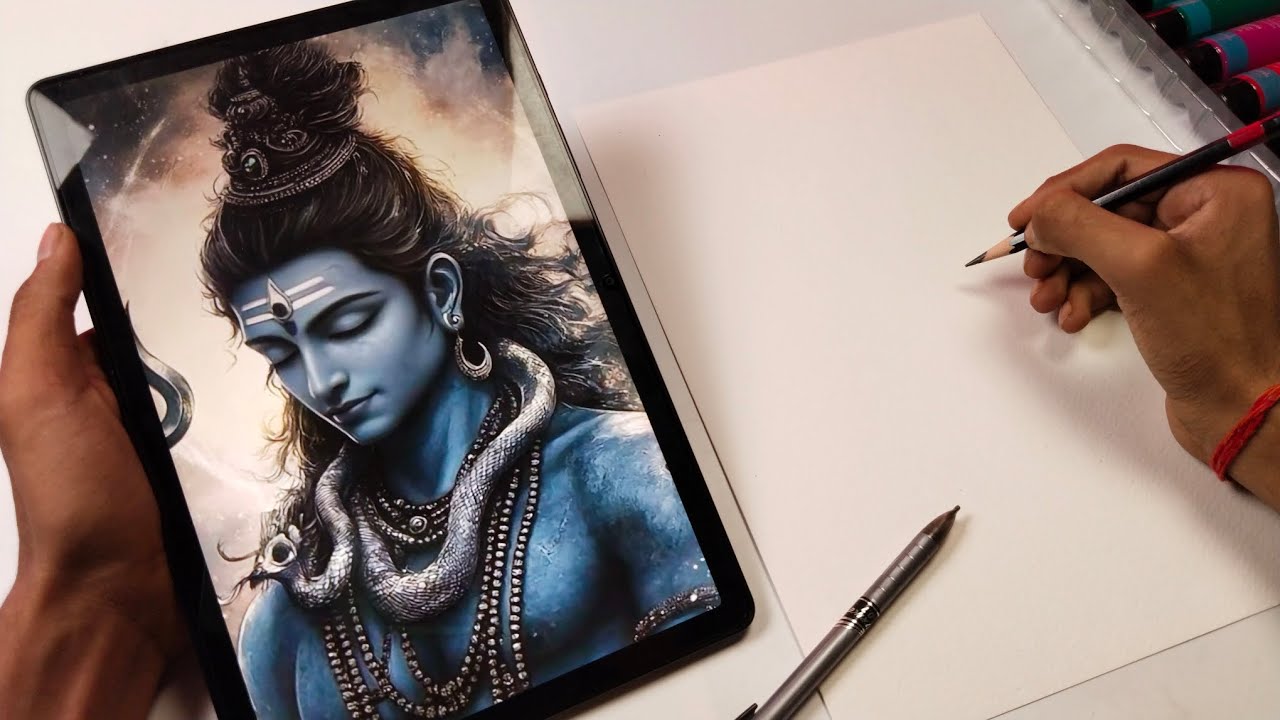 DRAW Lord Shiva Like a PRO in 5 Minutes! - YouTube