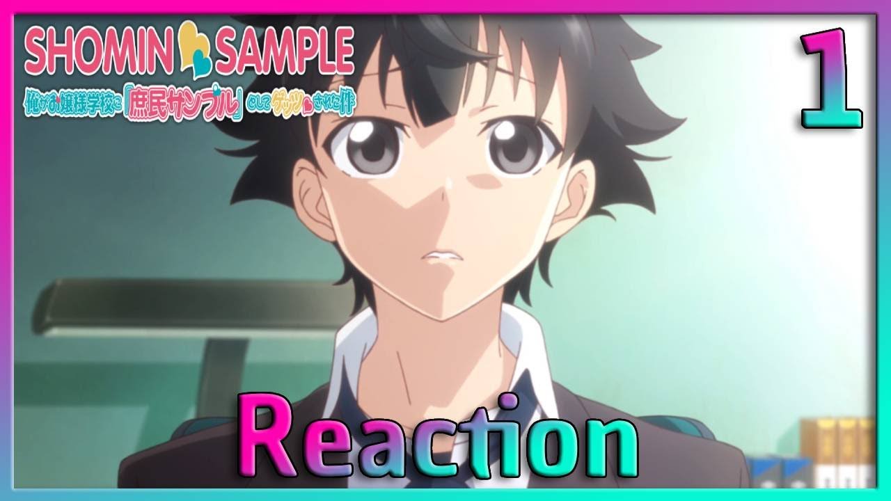 Welcome, Commoner | Shomin Sample Episode 1 Reaction - YouTube