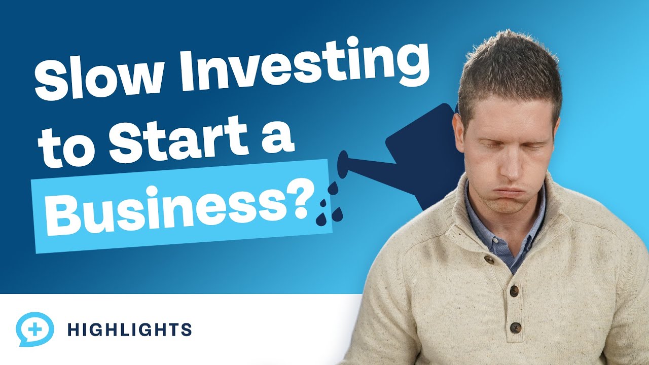Can I Slow Down Investing to Start a Business? - YouTube