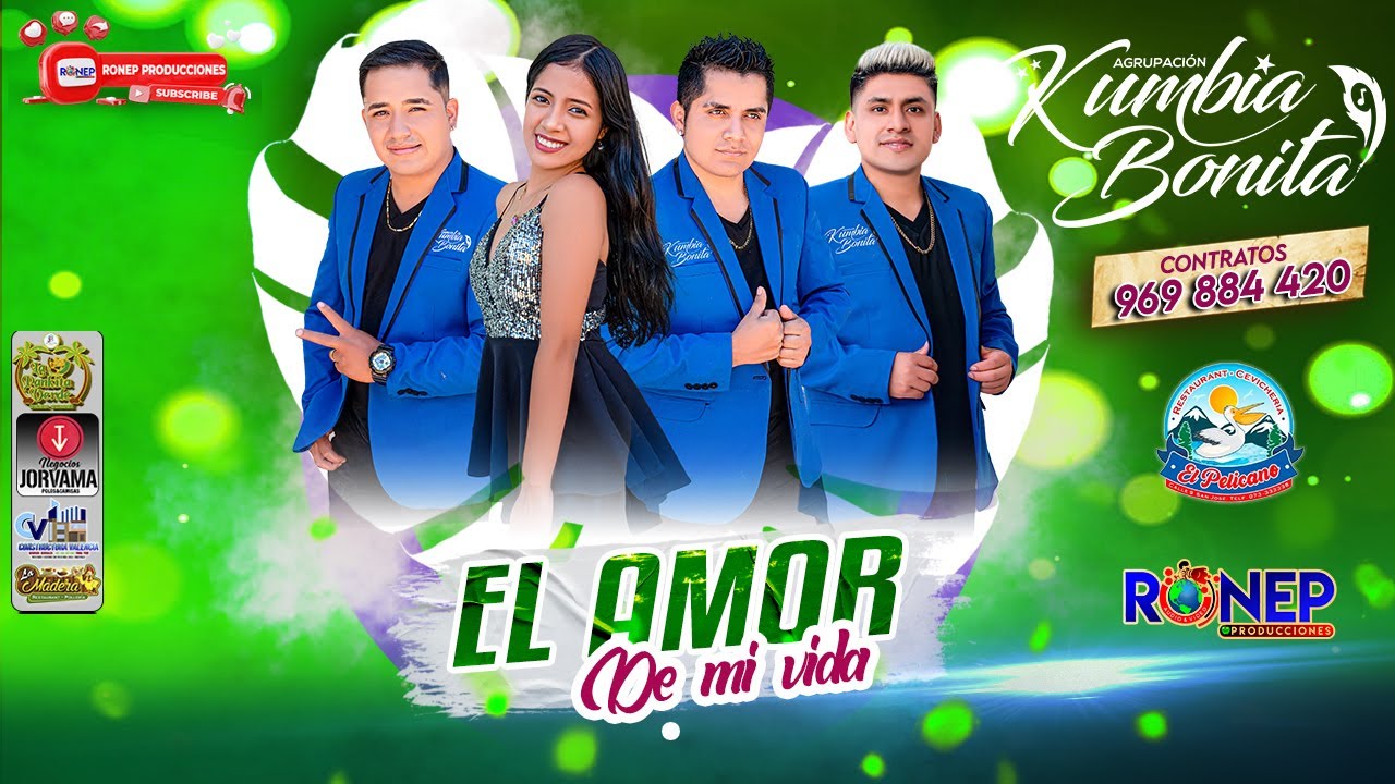 KUMBIA BONITA - EL AMOR DE MI VIDA - PRIMICIA 2022 - YouTube
