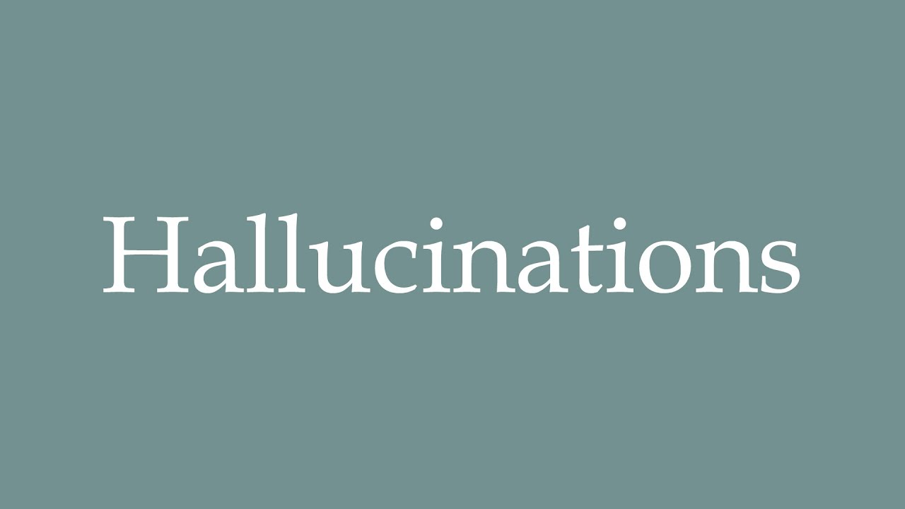 How to Pronounce ''Hallucinations'' Correctly in French - YouTube