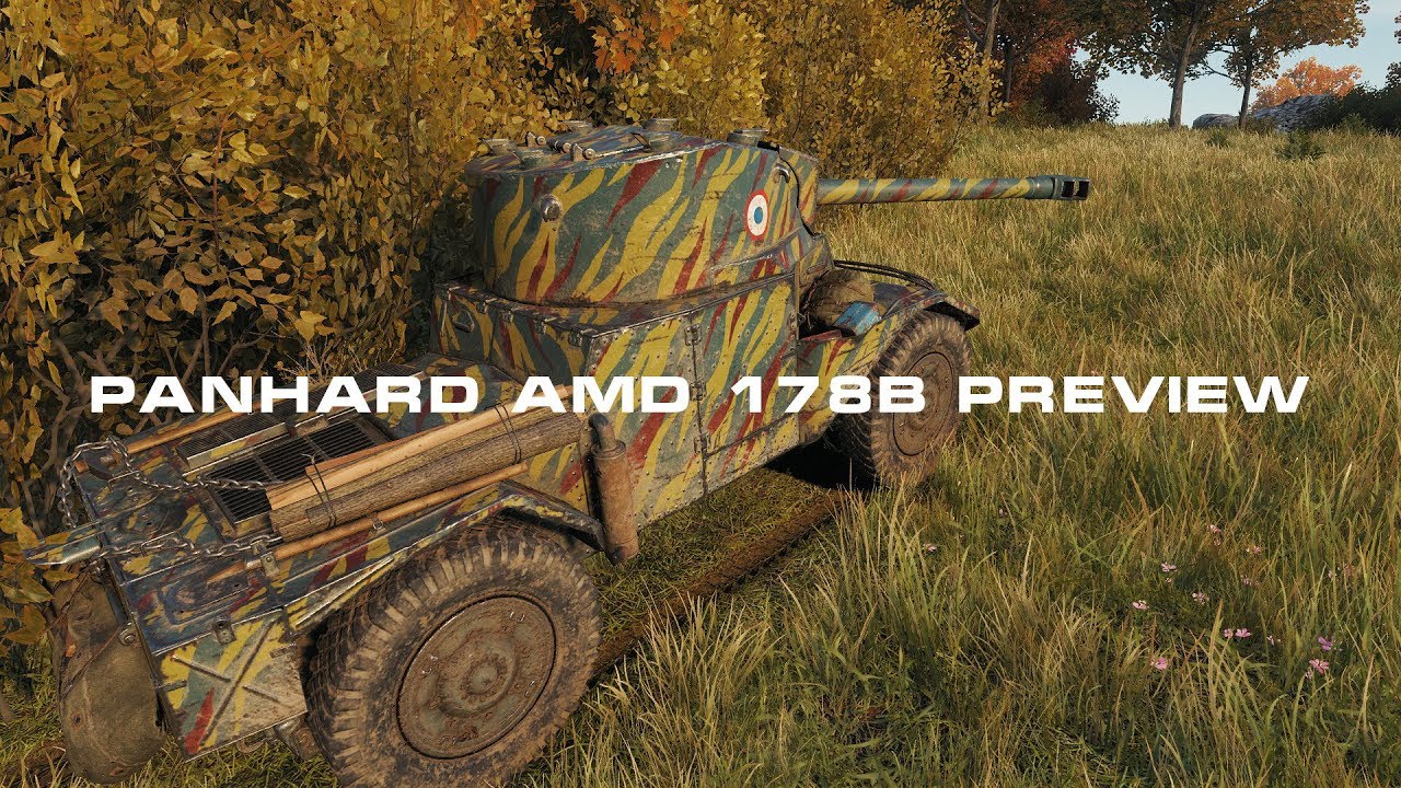 World of Tanks - Panhard AMD 178B Preview - YouTube