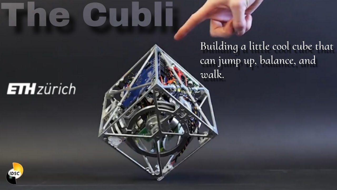 The Cubli | Building a little cool cube that can jump up, balance, and ...