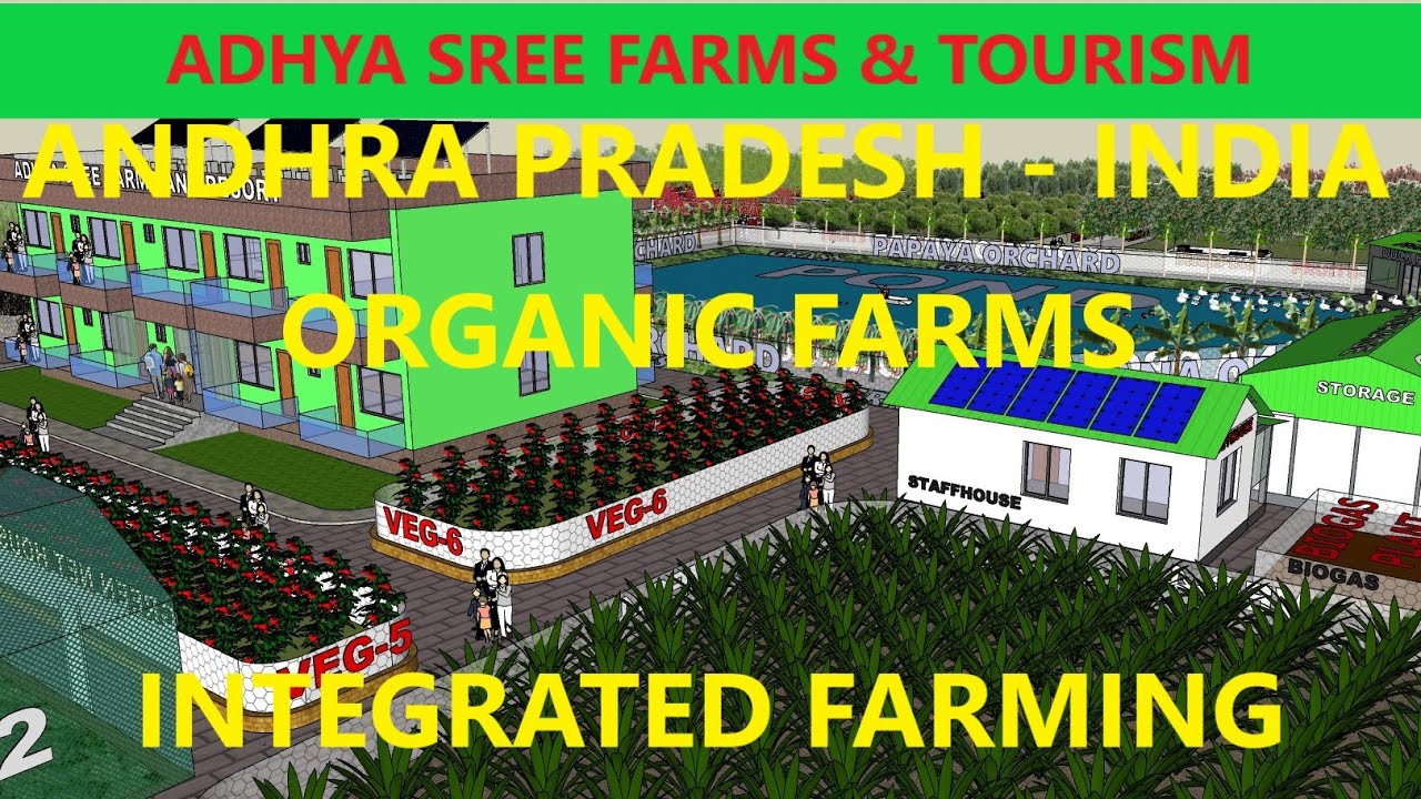 6 Acre Adhya Sree Organic Farms & Tourism Complex India for Mr. Ramesh ...