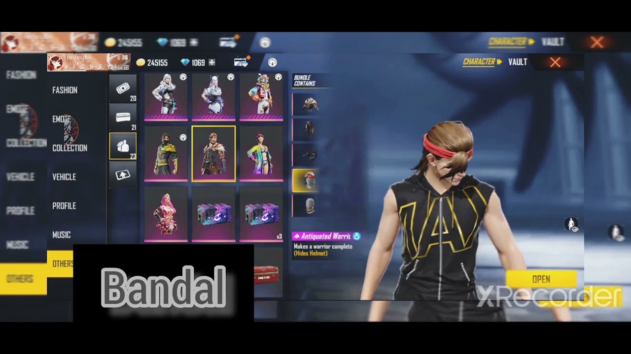 iam opening new bandal in FF max - YouTube