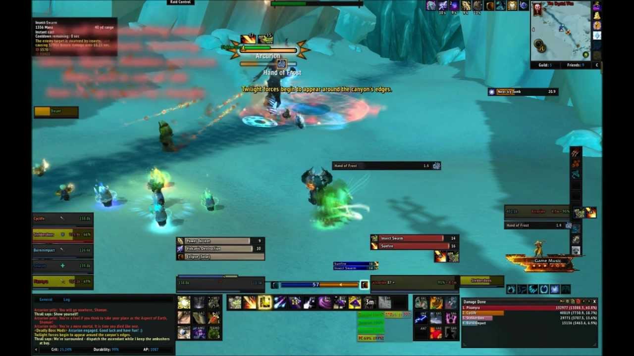 Moonkin Balance Druid 4.3 Solar rotation by Cyclife Dragon Soul Patch ...