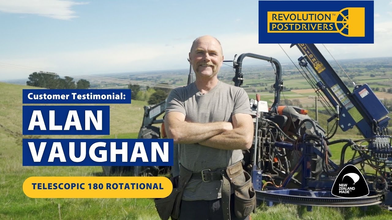 Alan Vaughan - Agri Fence | Telescopic 180 Rotational Post Driver ...