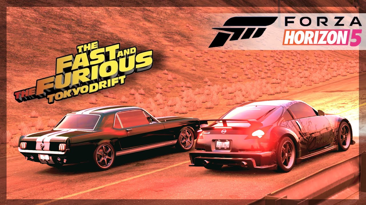 Forza Horizon 5 - Tokyo Drift Recreation! (Sean Vs DK) - YouTube