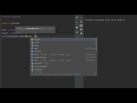 How to make a calendar in Python - YouTube