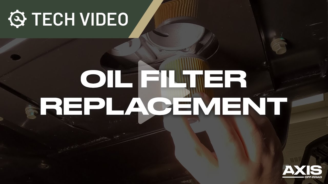 Complete Oil Change for AXIS X550/XS750 - YouTube