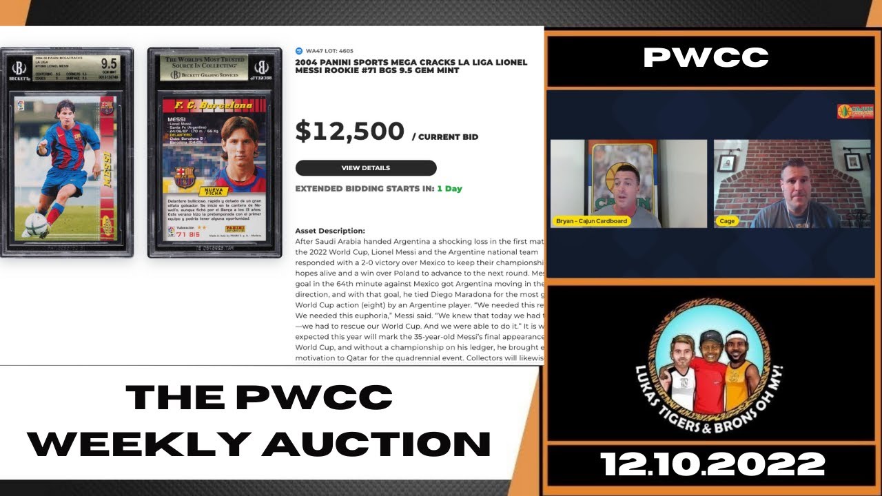 The PWCC Weekly Auction Show with Cajun Cardboard - YouTube