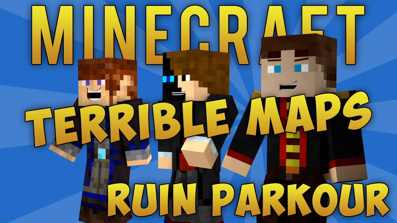 MINECRAFT TERRIBLE MAPS - Ruin Parkour | SDJG Plays Minecraft - YouTube