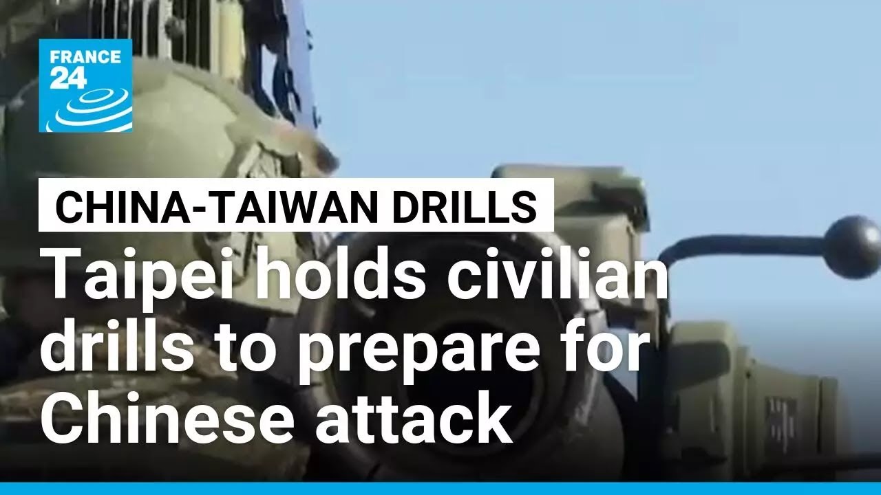 Taipei holds annual air raid drill to prepare for Chinese attack ...