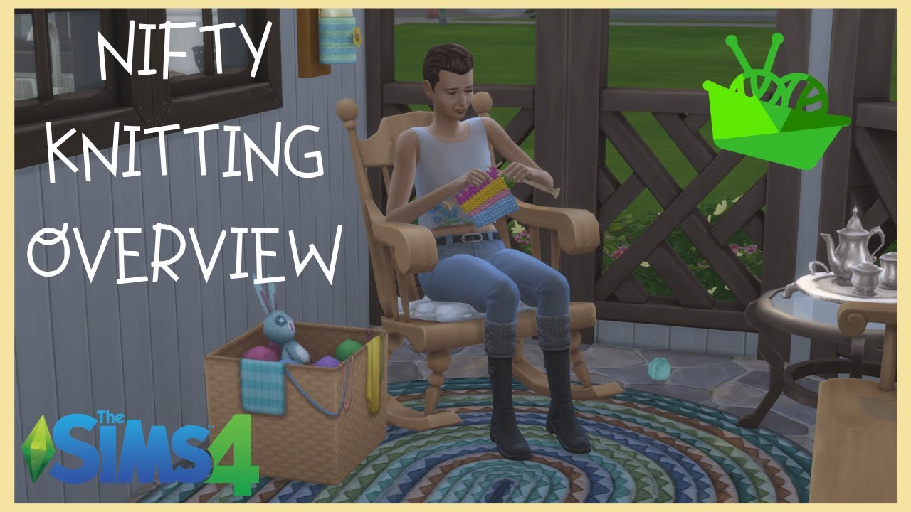 My First Reaction | The Sims 4 Nifty Knitting | CAS and Build/Buy ...
