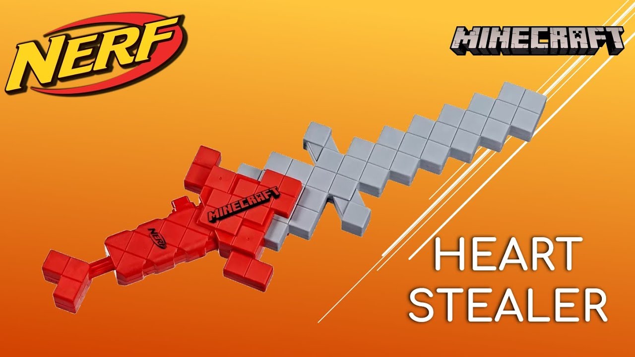 [REVIEW] Nerf Minecraft Heartstealer | The Foam Sword That Breaks ...