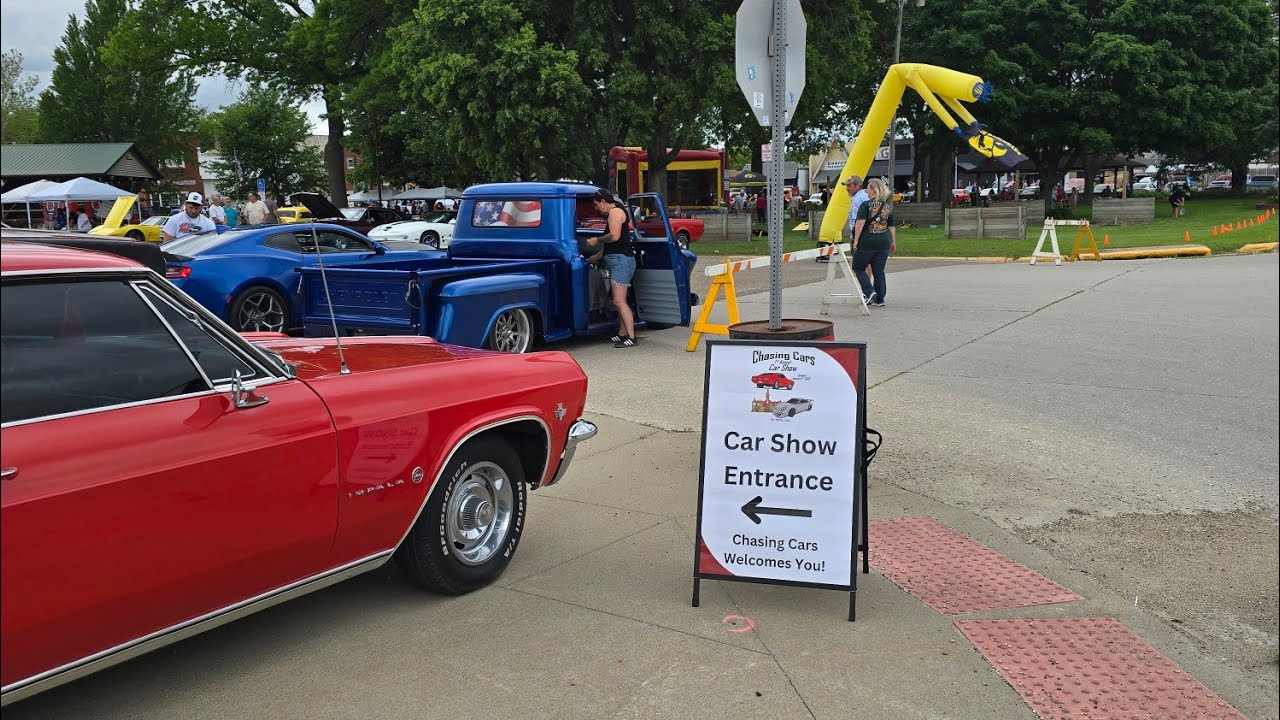 Monroe Iowa, Chasing Cars Car Show. June 8th, 2024 - YouTube