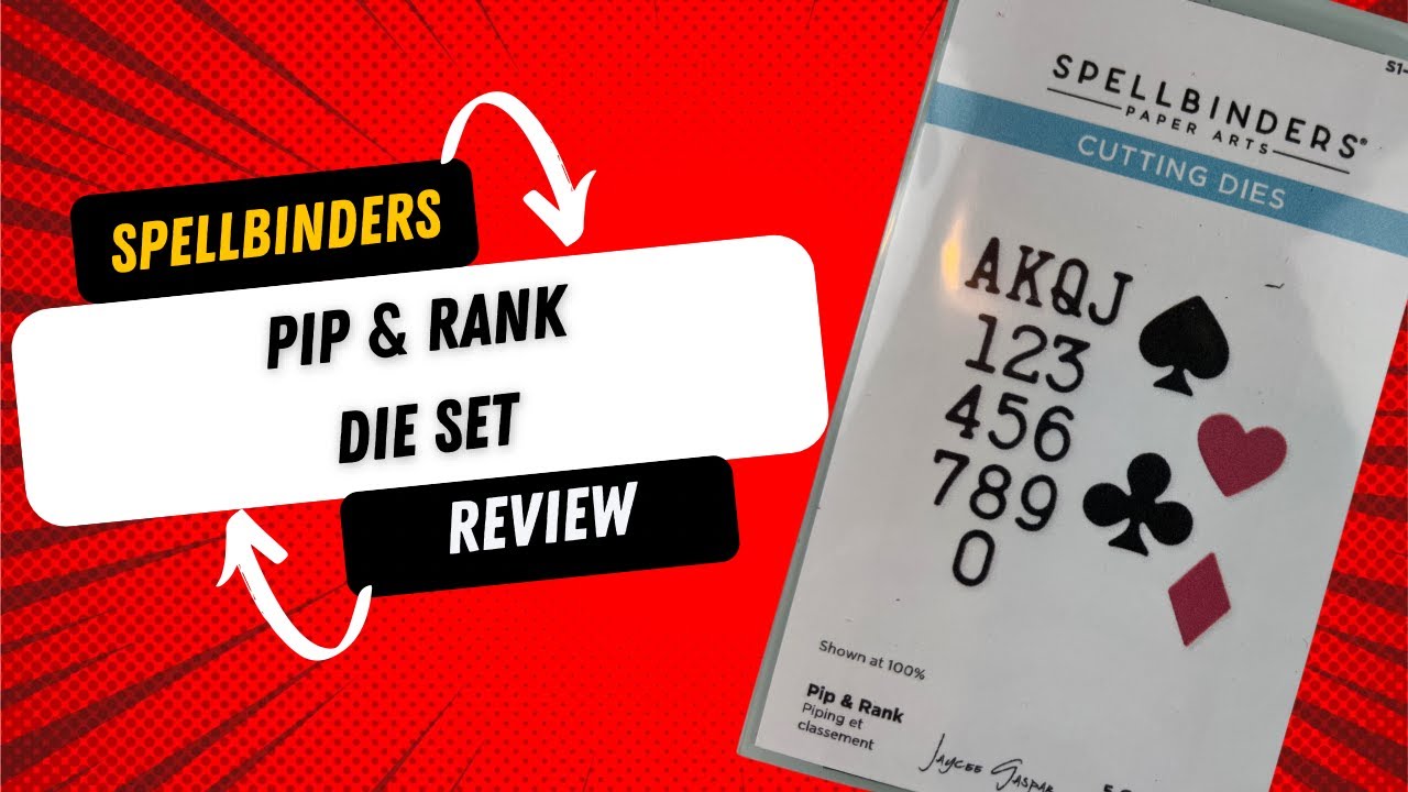 Spellbinders Pip & Rank die set Review - YouTube