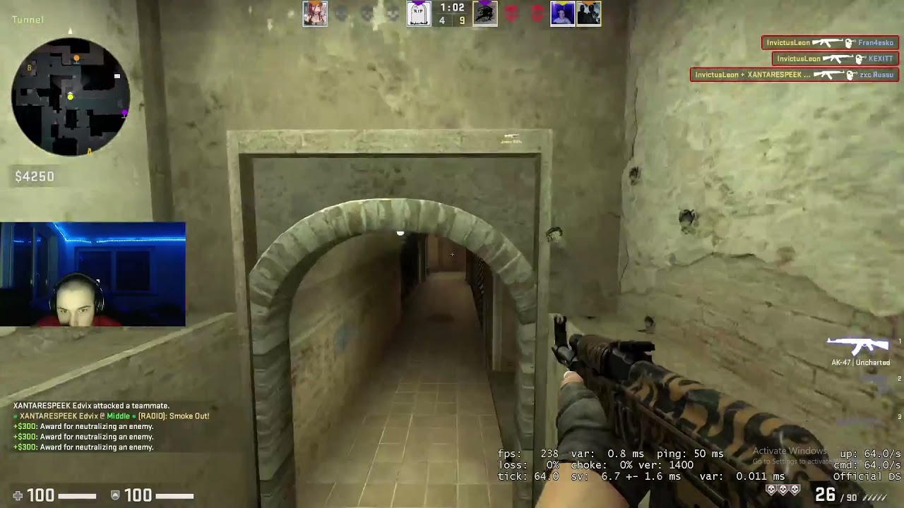 Invictus Leon najbolji clutch u csgou!*presao igricu* - YouTube