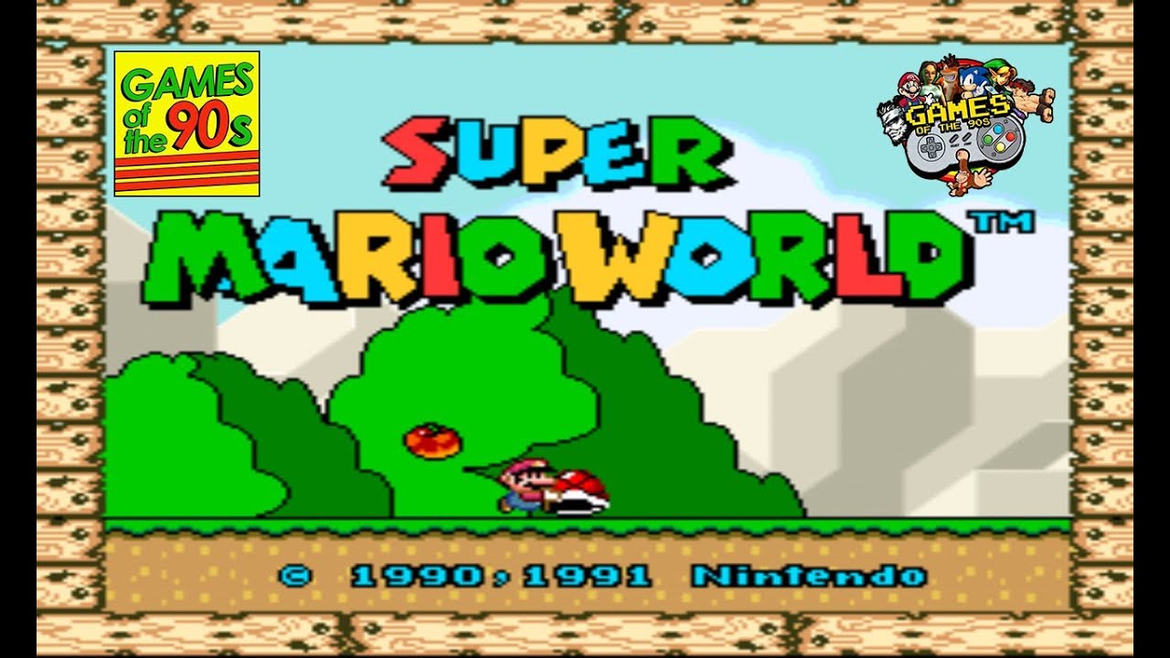 Super Mario World - Spot USA - SNES - YouTube