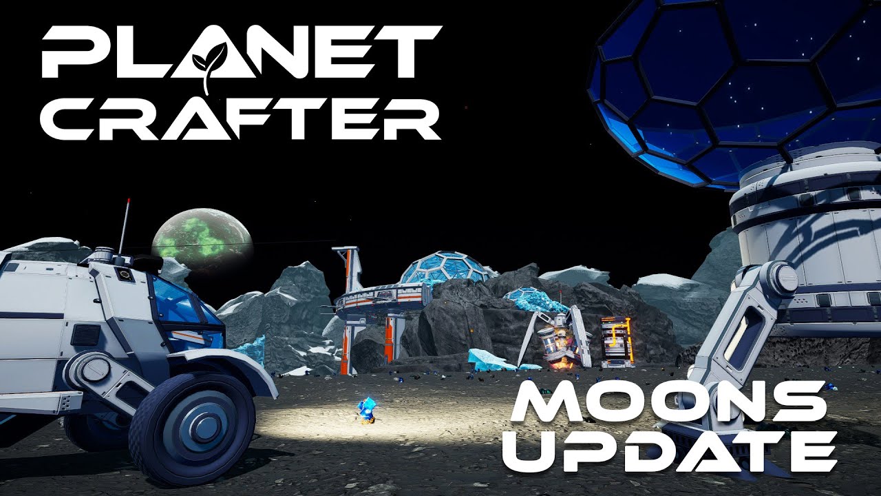 Planet Crafter - Moons Update - Our First Visit To Selenea [E2] - YouTube