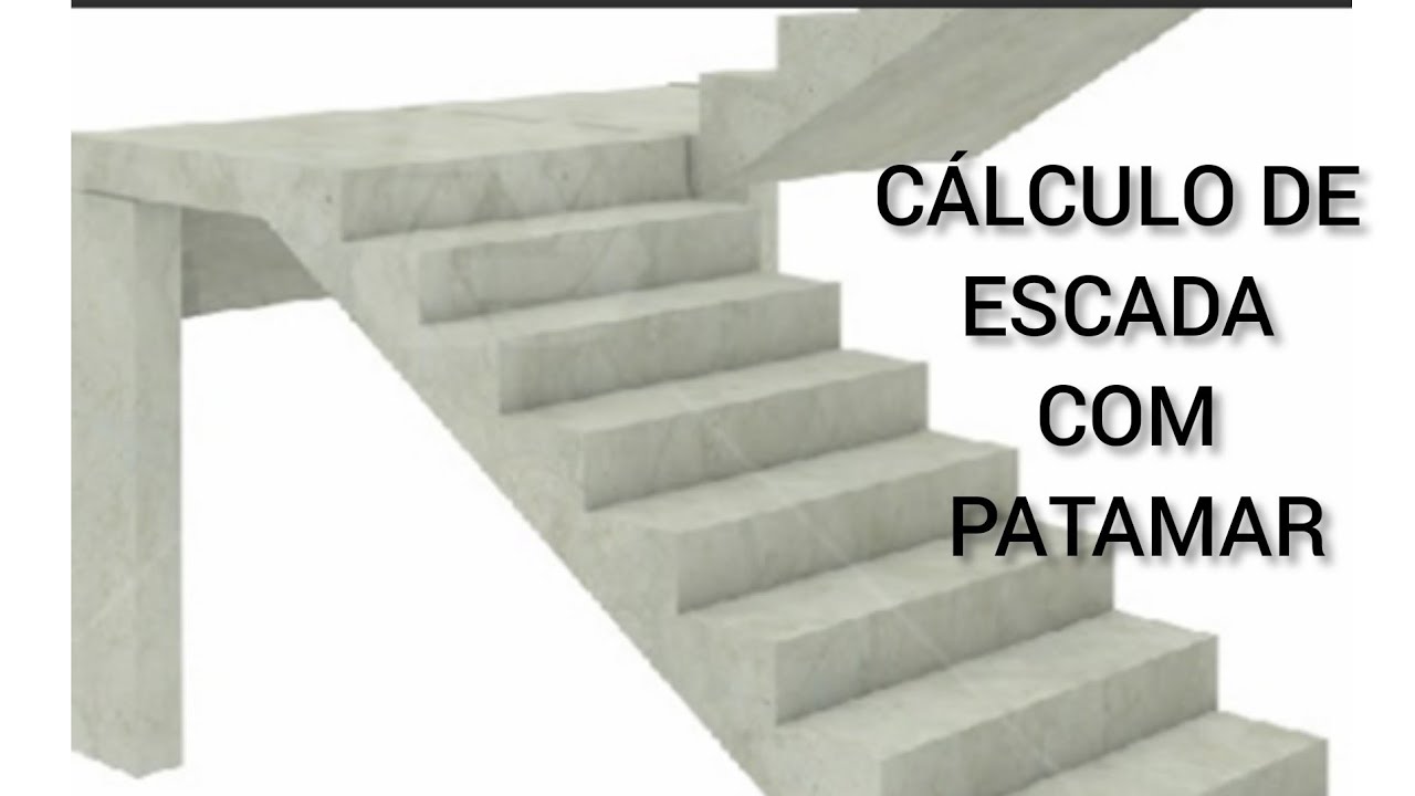 Como Calcular Escada Com Patamar - RETOEDU